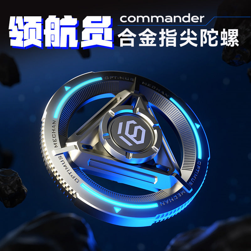 Luminous Metal Fidget Gyro – Advanced EDC Spinner for Kids & Adults ...